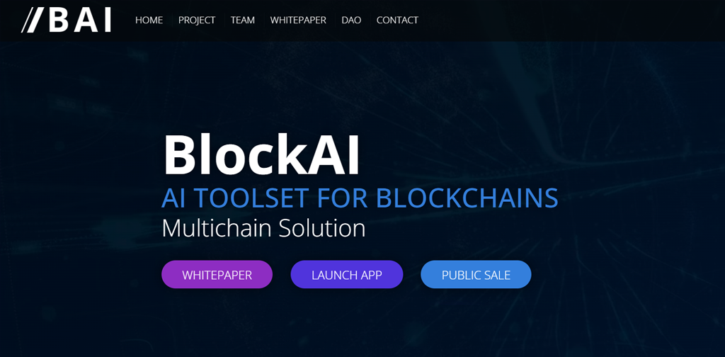 BAI by BlockAI - Blockchain and AI tools